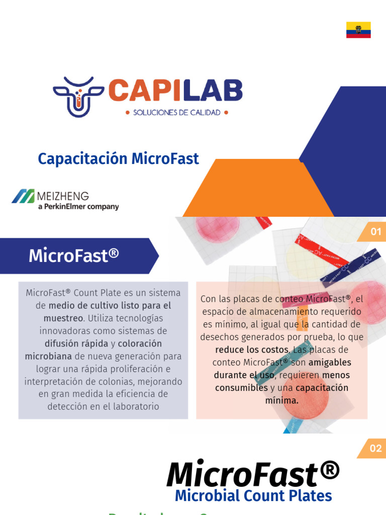 Placas de Conteo MicroFast® para Laboratorios | PDF | Microbiología ...