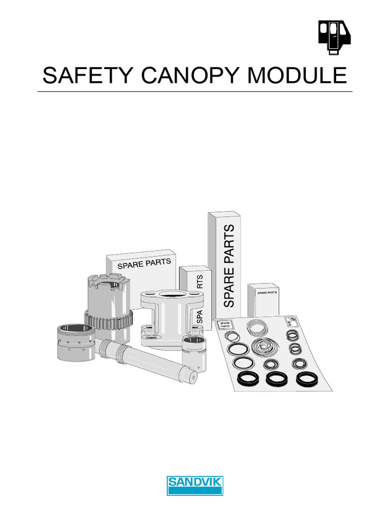 Sandvik Safety Canopy Module Guide | PDF | Screw | Machines