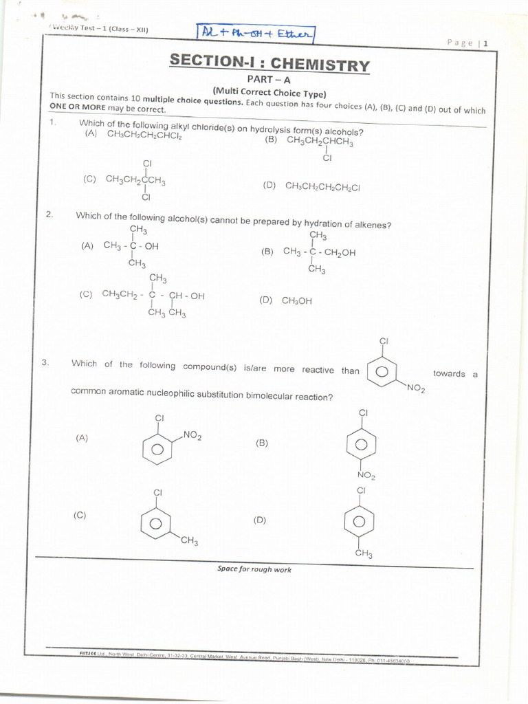 Section 1 Chemistry | PDF