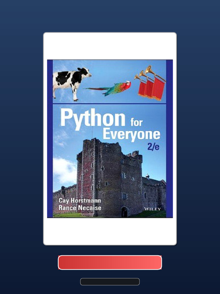 Python For Everyone 2nd Edition Full Download | PDF | Multiple Choice | Engineering
