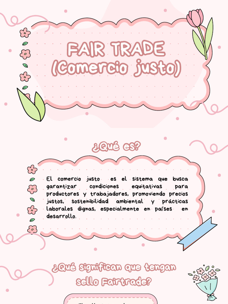 Comercio Justo | PDF | Comercio justo | Economias