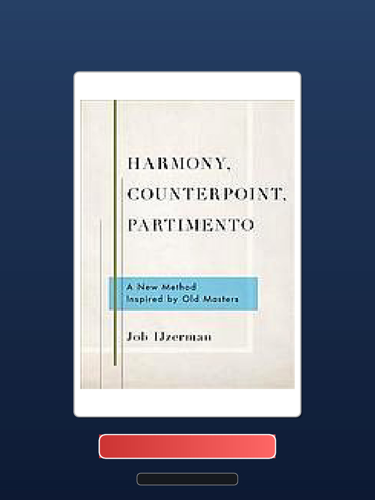 Get Test Bank For Harmony Counterpoint Partimento A New Method Inspired ...
