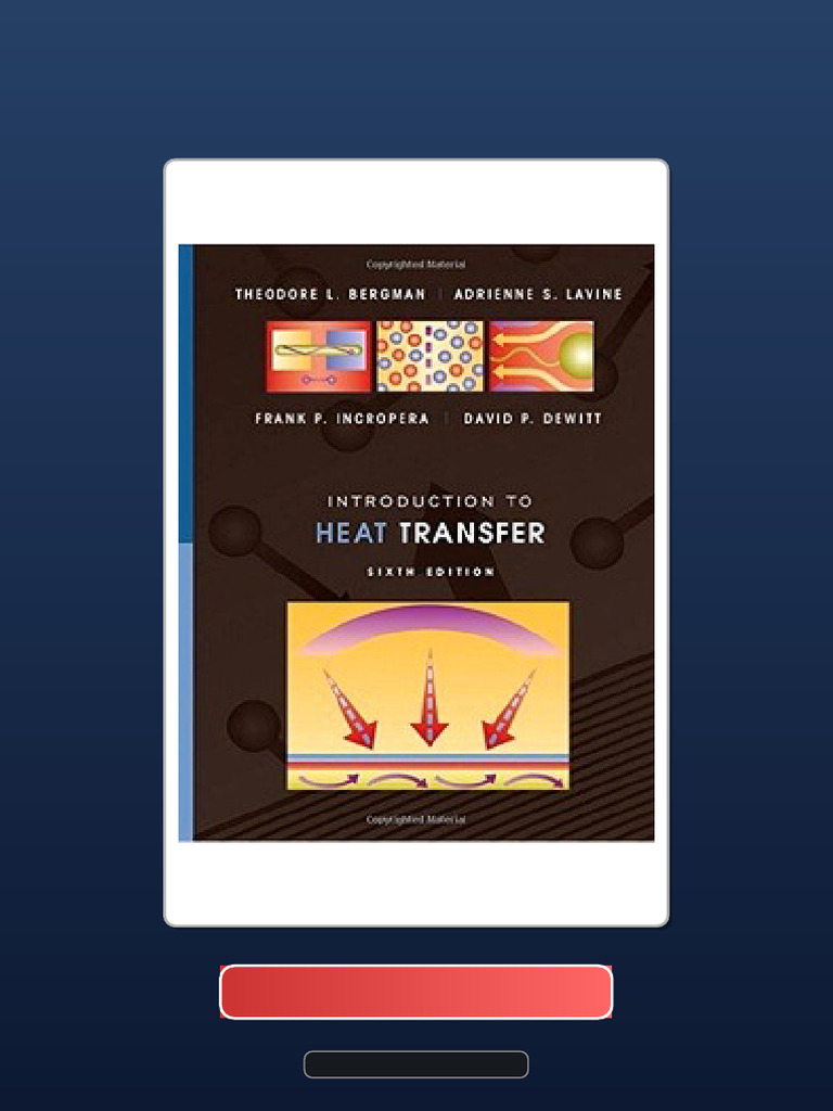 Introduction To Heat Transfer 6th Edition Full Download | PDF | Heat ...
