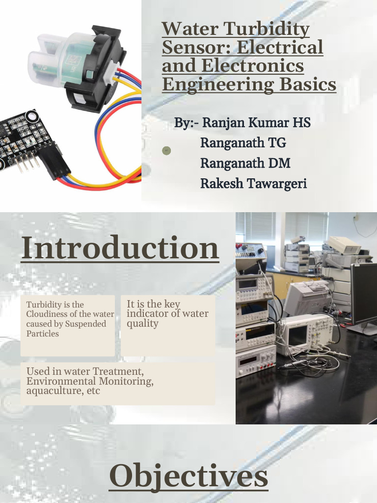 Water Turbidity Sensor Project Guide | PDF
