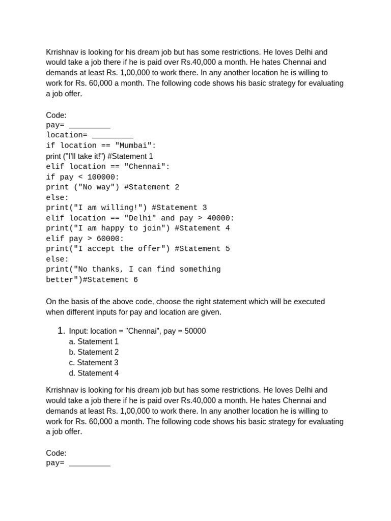 Case Based Questions Cs Python Fundamentals | PDF | Chess Theory | Chess