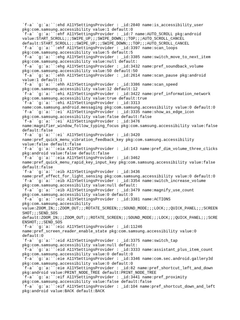 A11yprovider Log | PDF | Embedded Linux Distributions