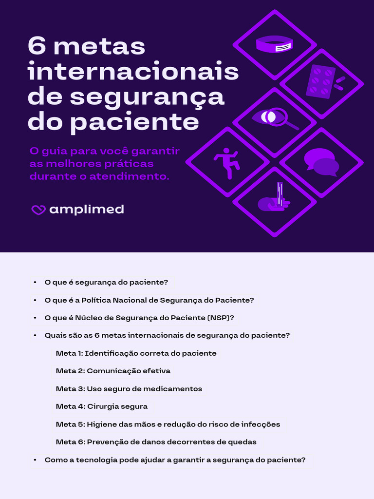 6 Metas Internacionais de Segurança Do Paciente | PDF | Segurança do ...
