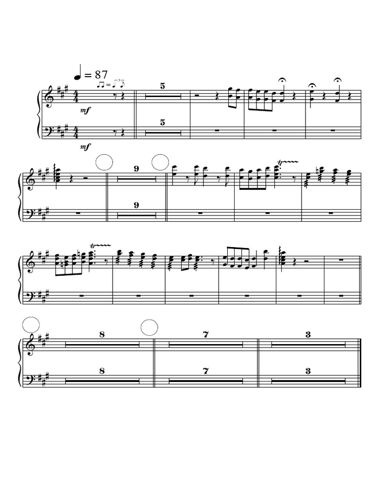 Mares de Tristeza - Harp | PDF