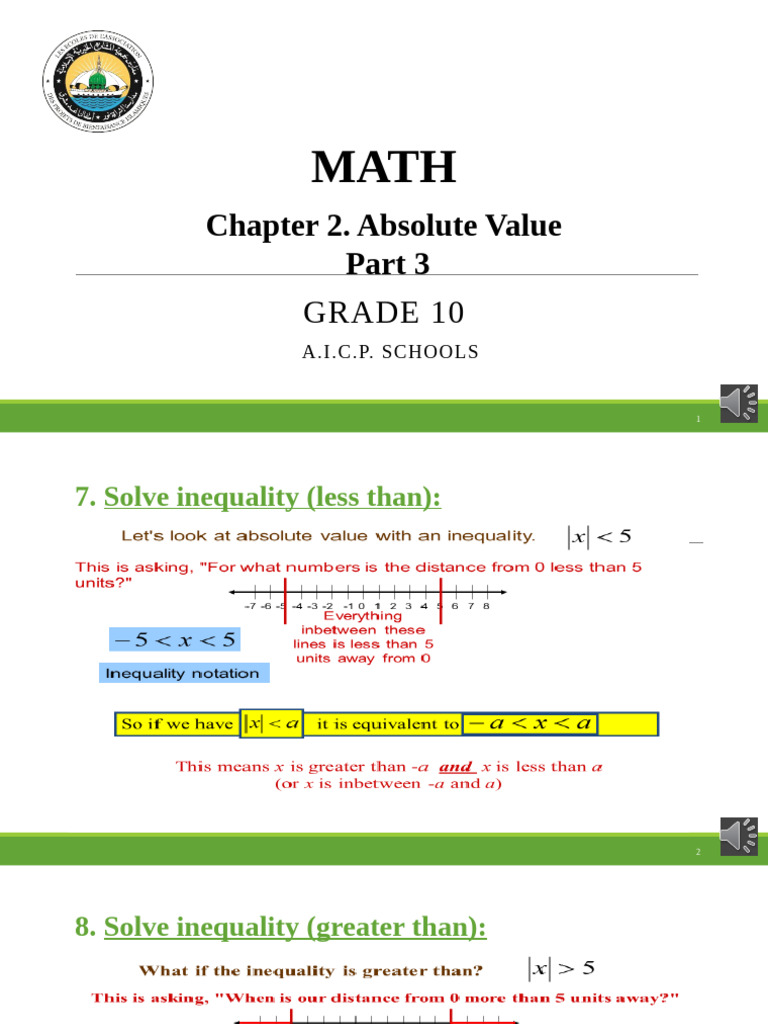 Absolute Value Part 3 | PDF