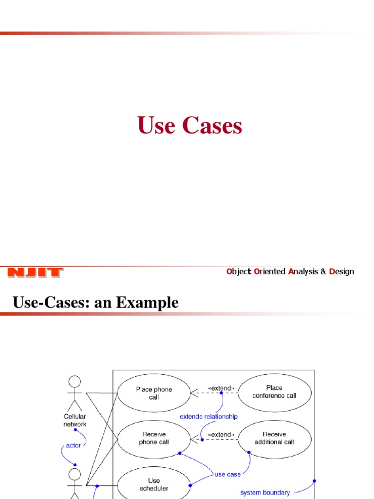 Ooad 02 Uml UseCases | PDF | Use Case | Automated Teller Machine