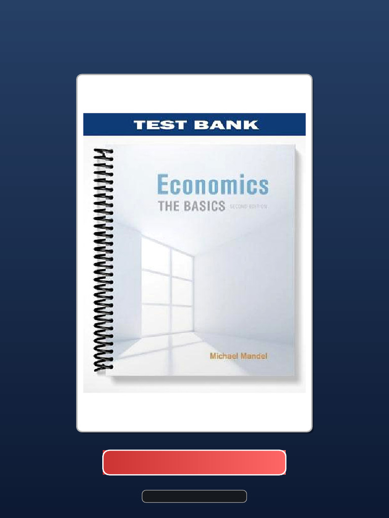 Verified PDF Download Economics The Basics 2nd Edition by Mandel FULL ...