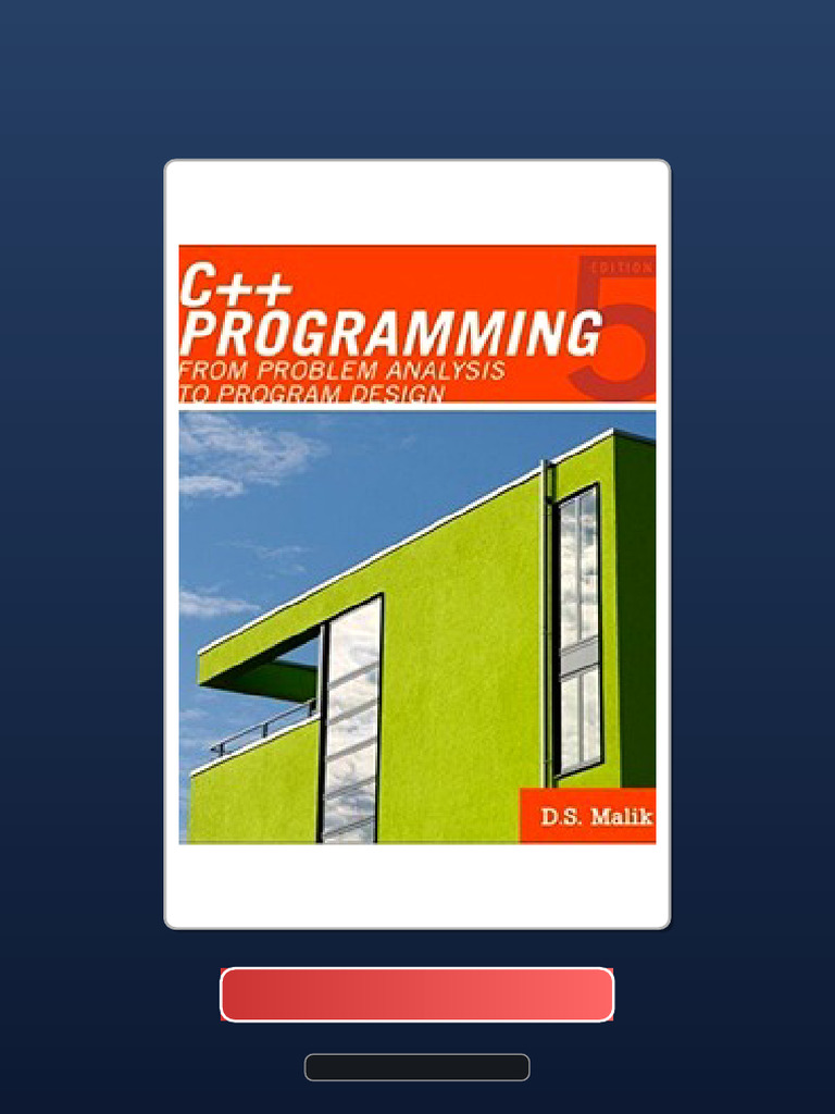 C Programming From Problem Analysis To Program Design 5th Edition Full Download | PDF ...
