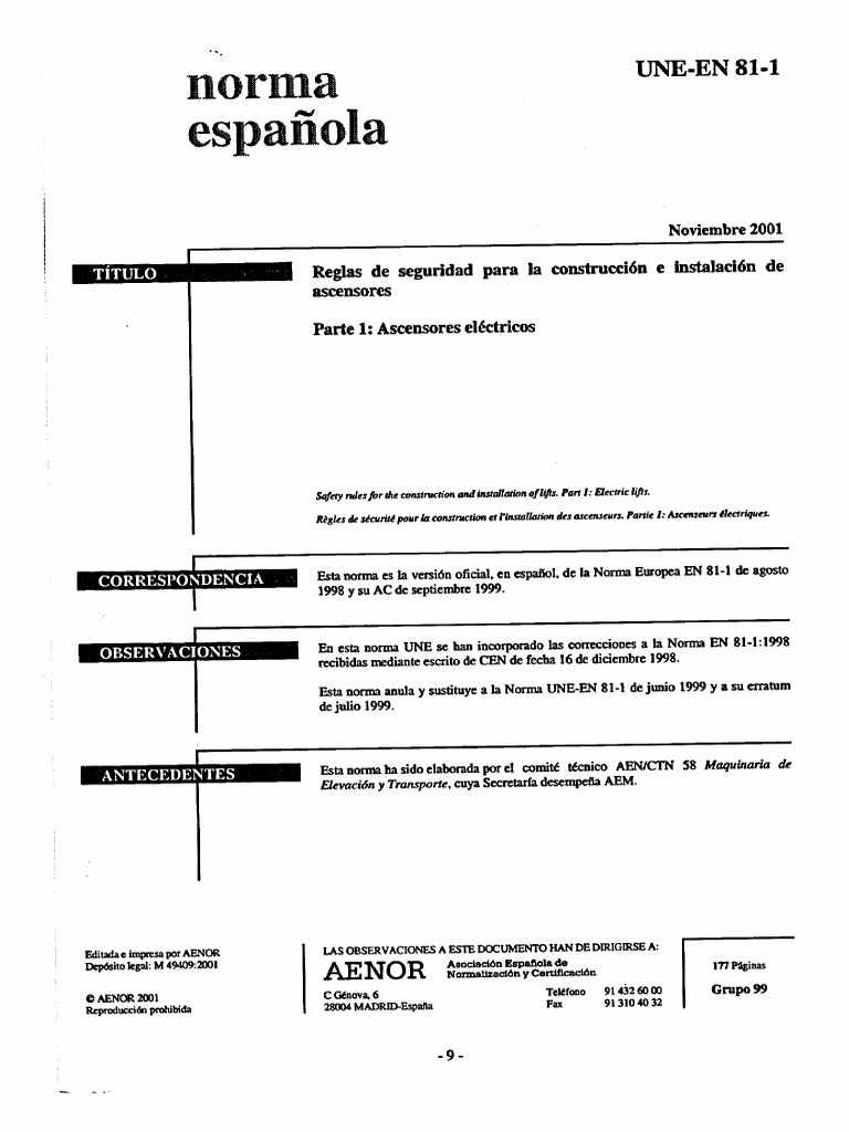 Une en 81 1 2001 | PDF