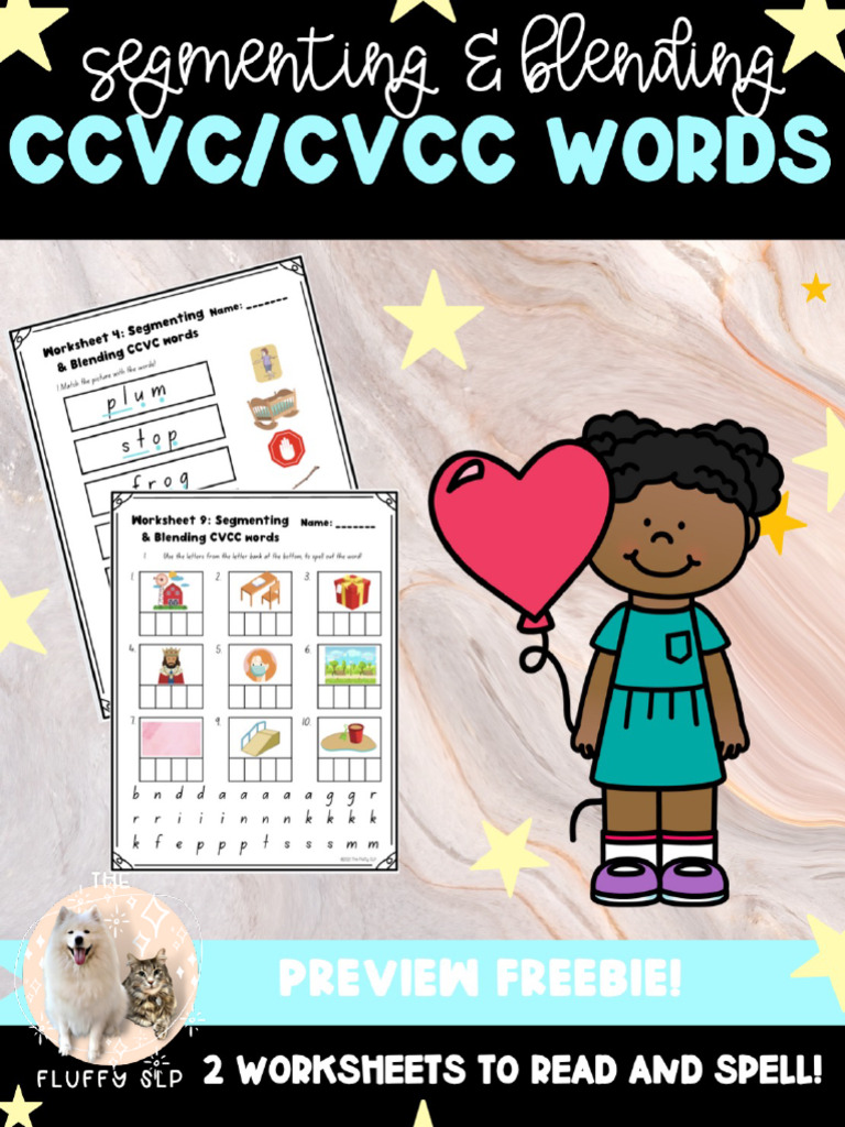 Freebie - CCVC & CVCC Words | PDF