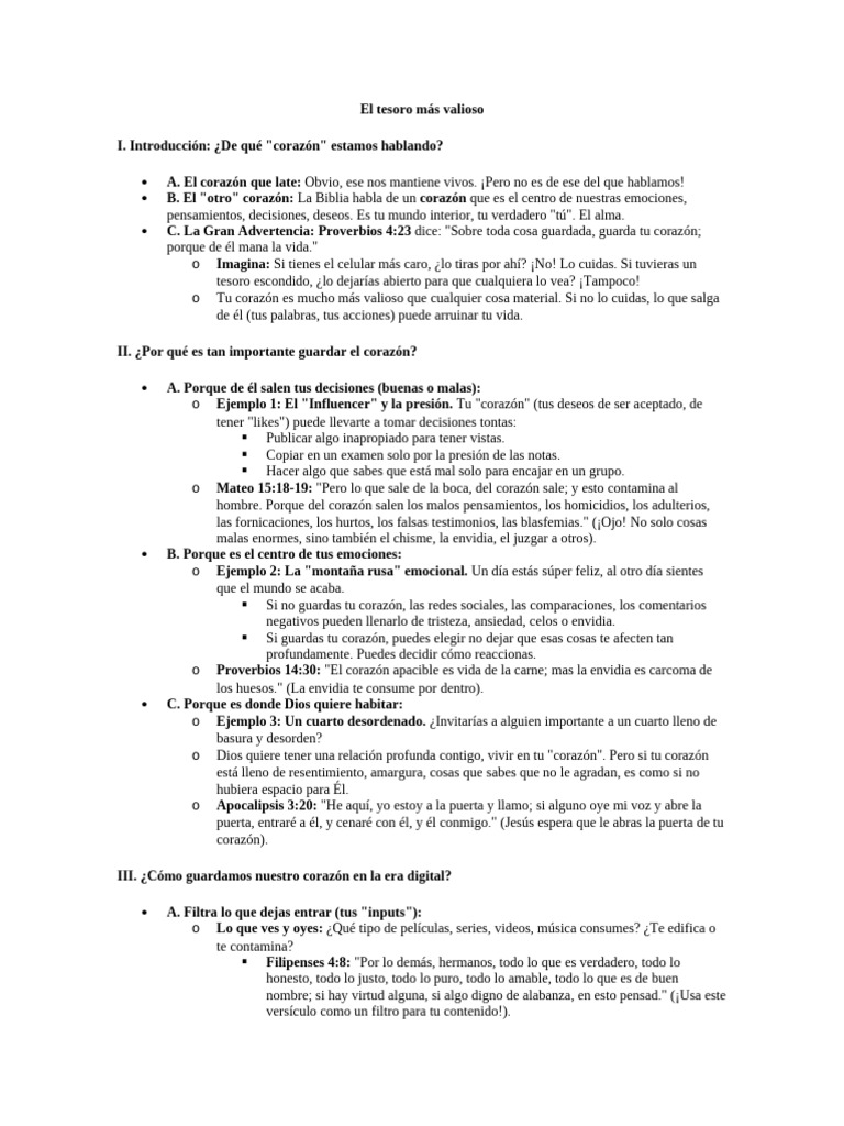 El Tesoro Más Valioso | PDF | Envidia