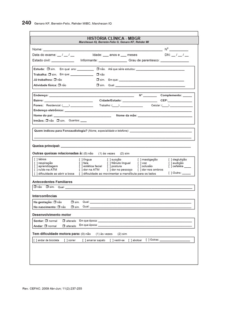 Protocolo MBGR.pdf | PDF | Dente humano | Boca