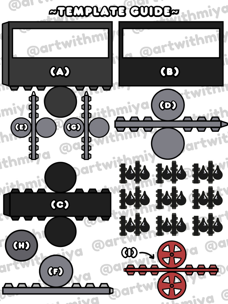 DIY Research Capsule Template (Black & White + Color) | PDF