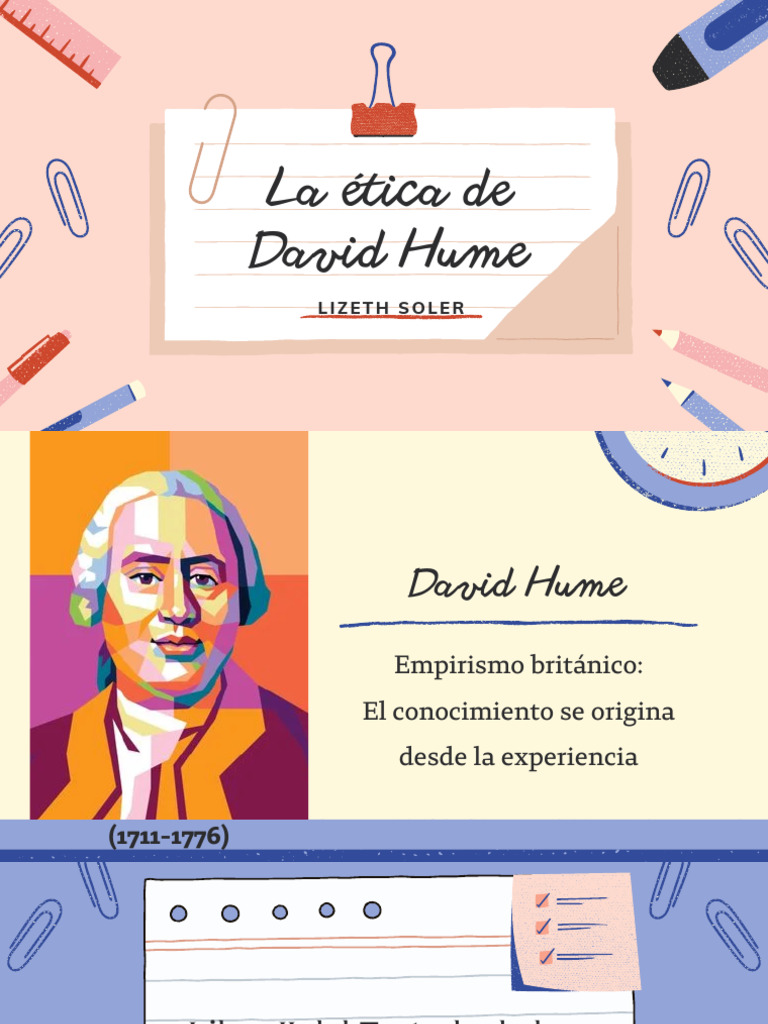 Presentación David Hume | PDF | David Hume | Razón