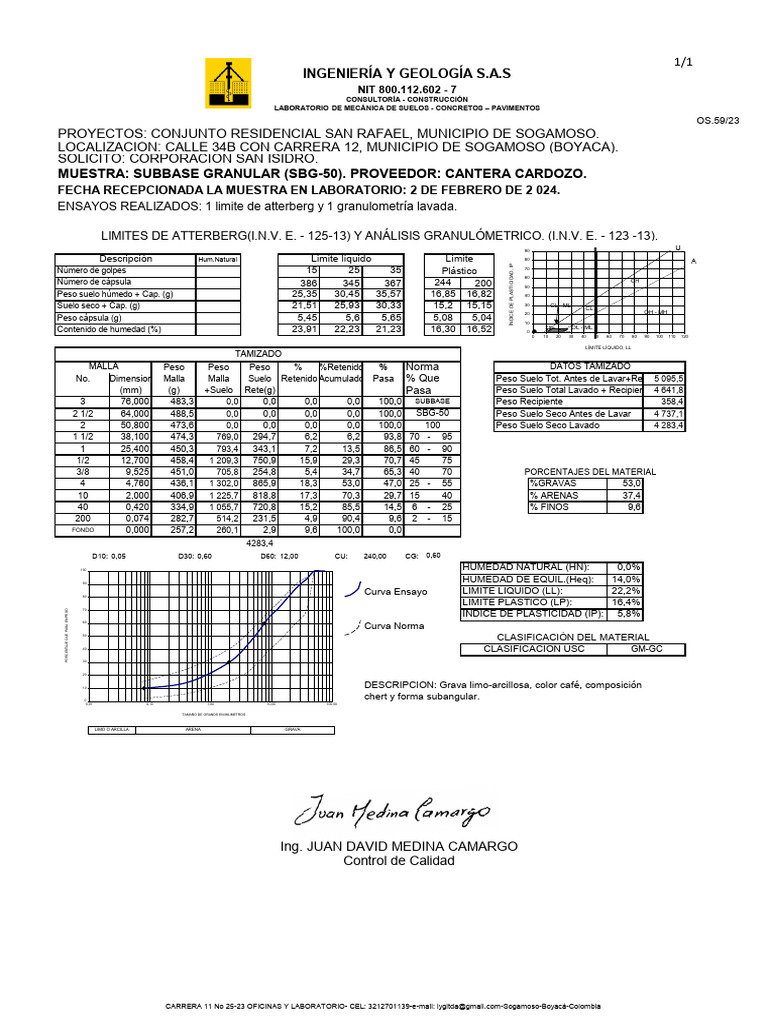 SUBBASE | PDF | Suelo | Sedimentología