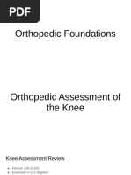 Knee Rom Measurement | PDF | Knee | Anatomical Terms Of Motion