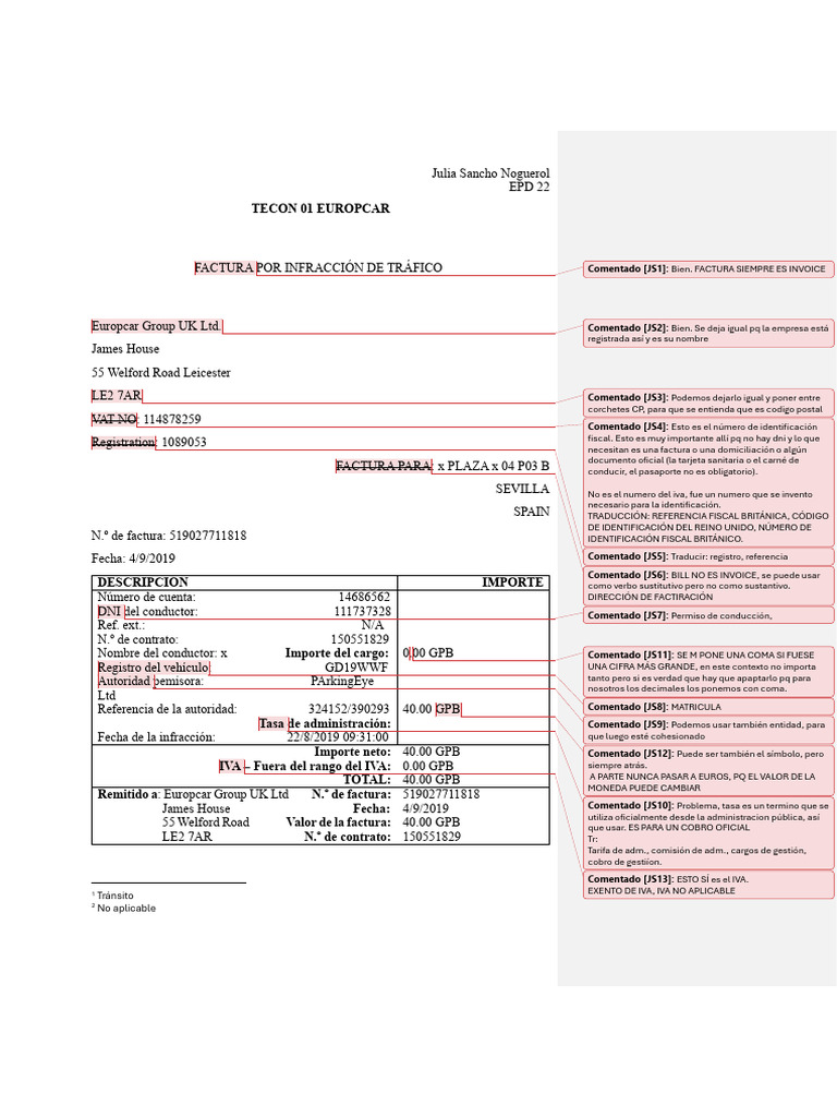 Tecon 01 Europcar | PDF