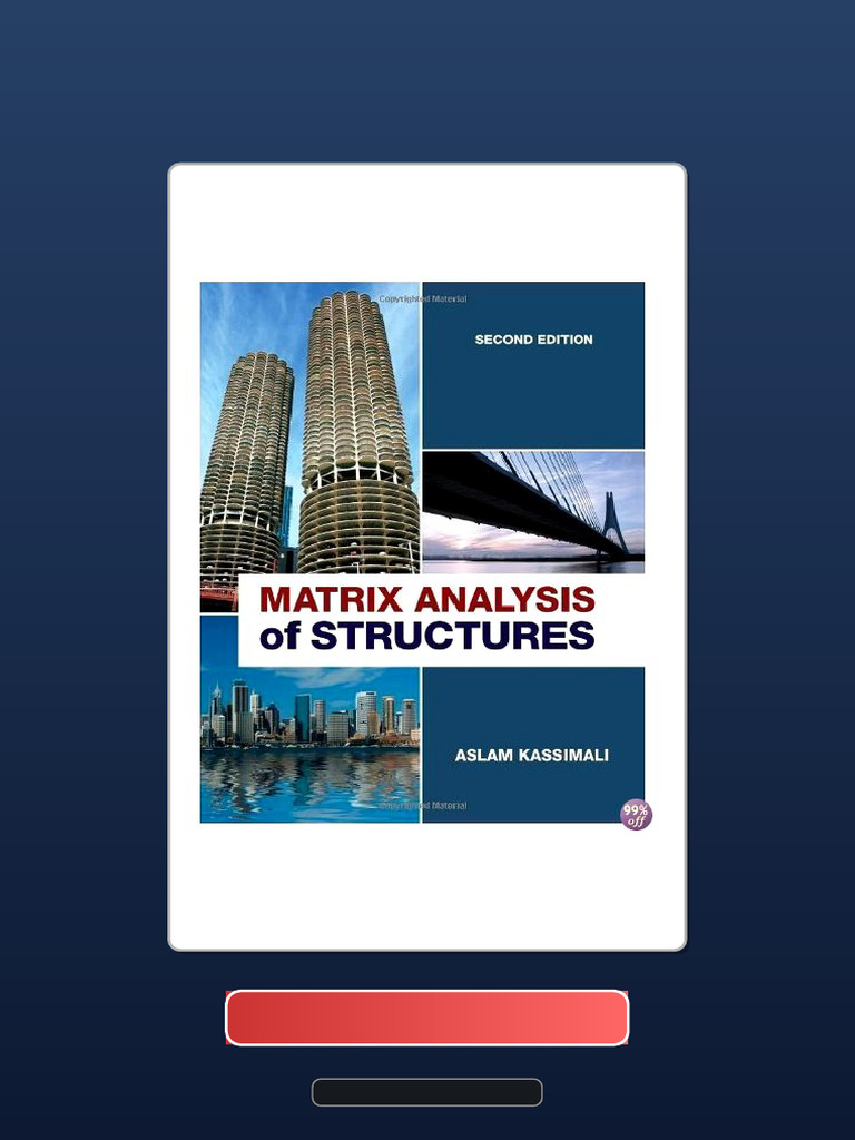 Verified PDF Download Matrix Analysis of Structures 2nd Edition by ...