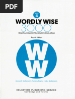 Wordly Wise 3000 Book 7 Ans | PDF