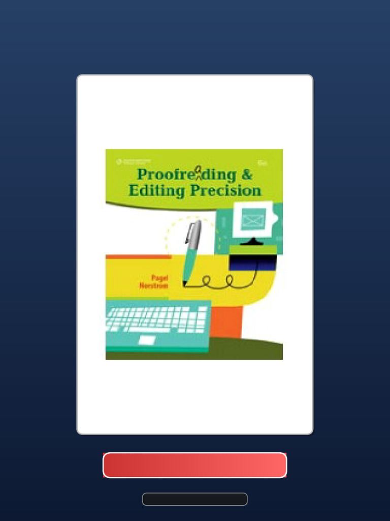Verified PDF Download Proofreading and Editing Precision 6th Edition ...