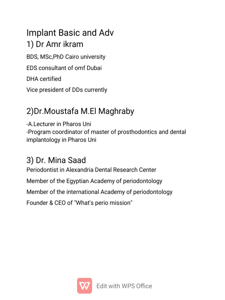 Titlel Implant (Wave6) | PDF