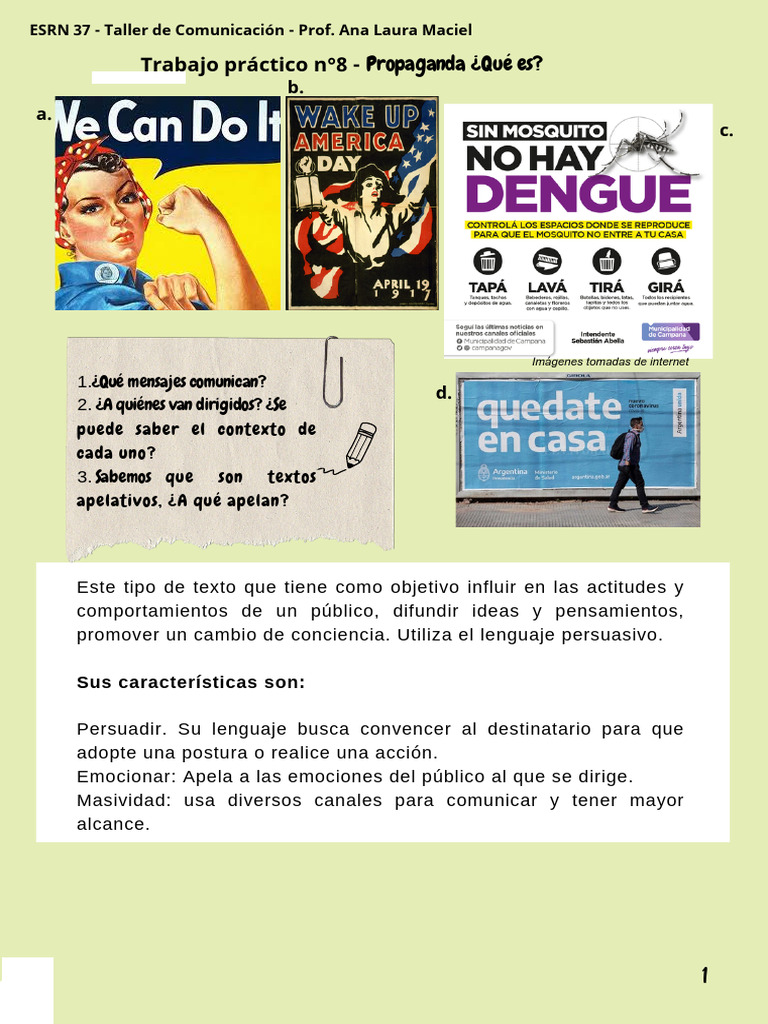 TP N°8 - Propaganda | PDF