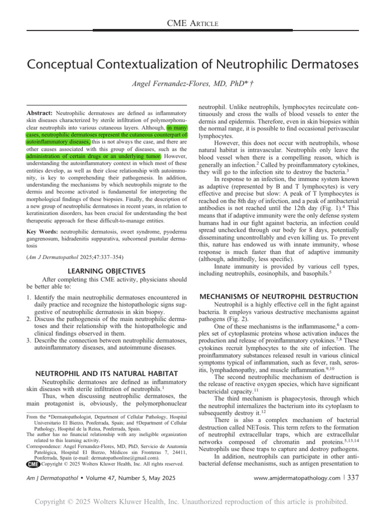Conceptual Contextualization of Neutrophilic.1 | PDF | Immune System | Autoimmunity