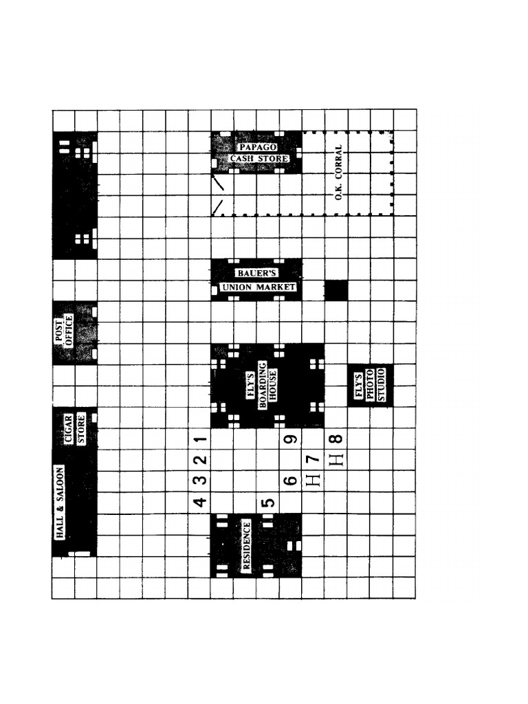 2e Gunfight at The OK Corral - Map | PDF