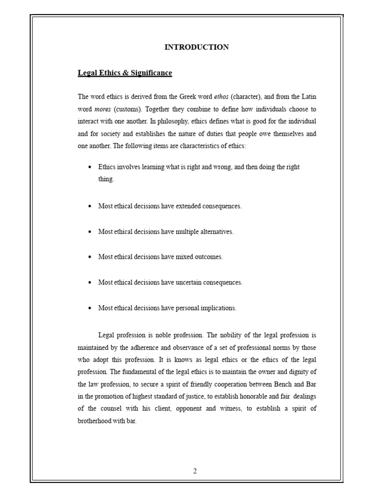 Professional Ethics Notes - 2025 | PDF | Contempt Of Court | Lawyer