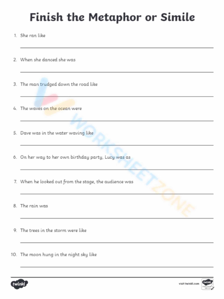 Simile and Metaphor | PDF