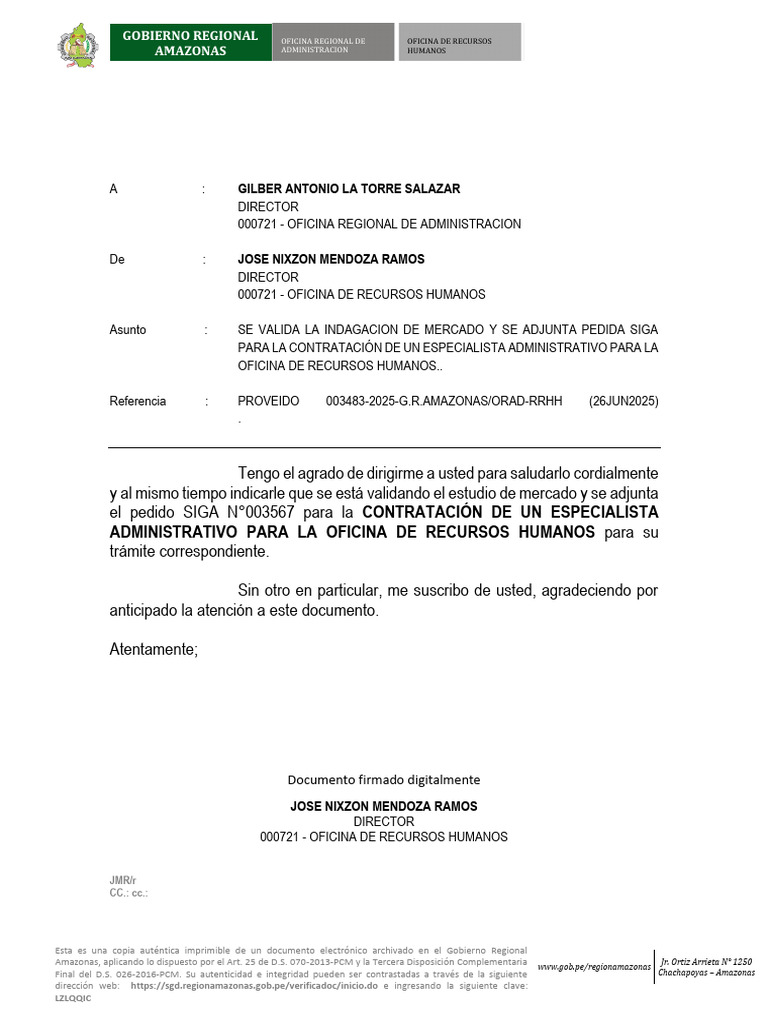Informe R5179 2025 Orad RRHH | PDF