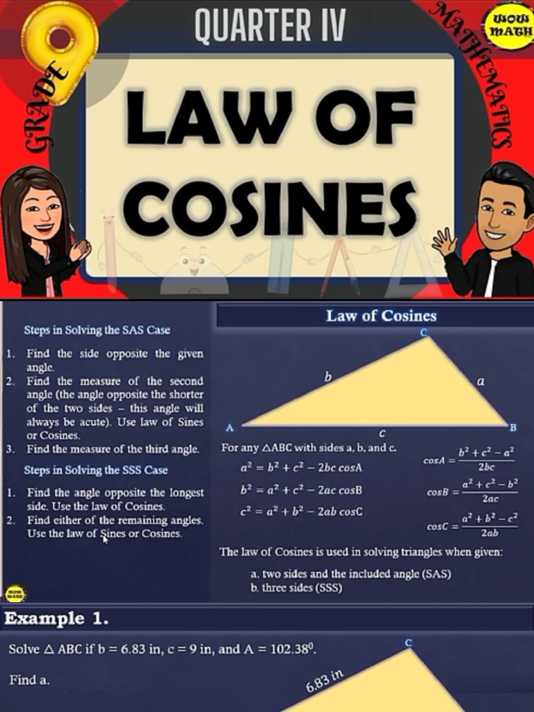 Law of Cosine | PDF