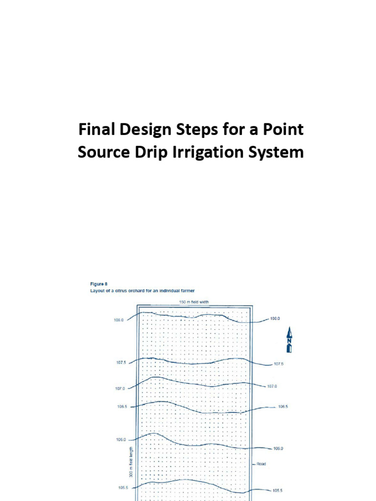 Point Source Drip Irrigation Design | PDF