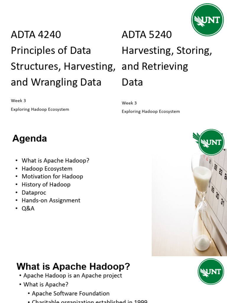 Week 3 (8W) - Exploring Hadoop Ecosystem (W6) - Revised | PDF | Apache Hadoop | Computer Cluster