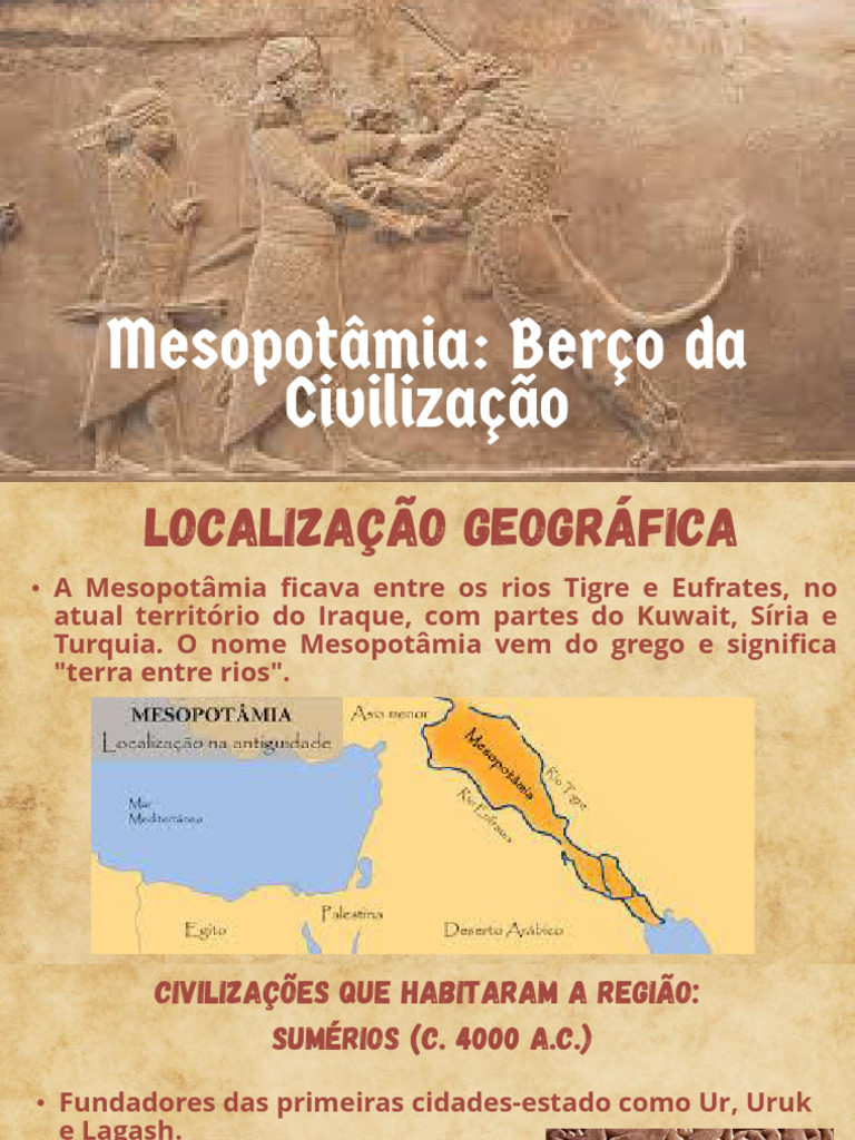 Slides Mesopotamia | PDF | Mesopotâmia | Babilônia