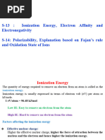 Polarization and Polarizing Power in Chemistry | PDF | Ion | Materials