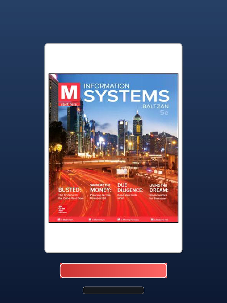 M Information Systems 5th Edition Baltzan Full Download | PDF ...