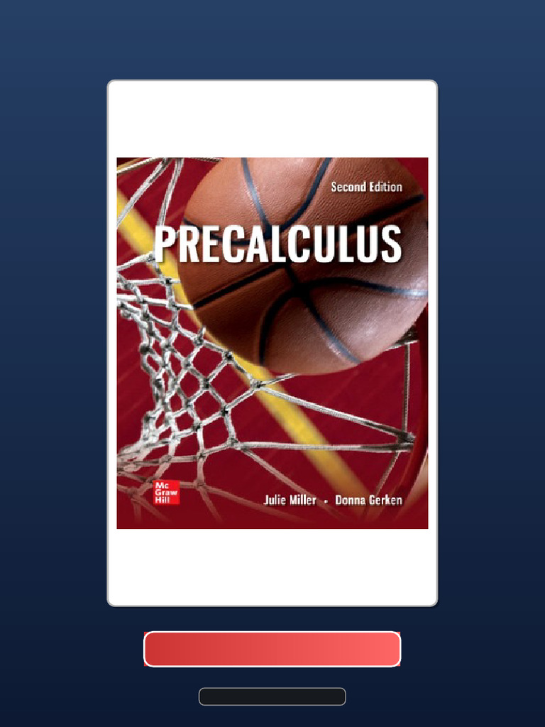 Precalculus 2nd Edition Miller Full Download | PDF | Function (Mathematics) | Trigonometry