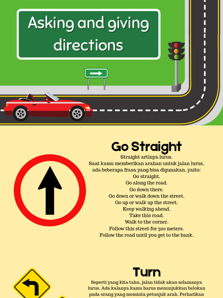 Materi Asking and Giving Direction | PDF
