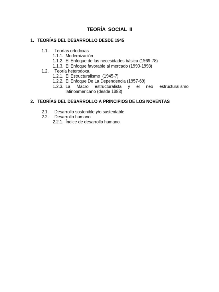 Teoría Social II | PDF