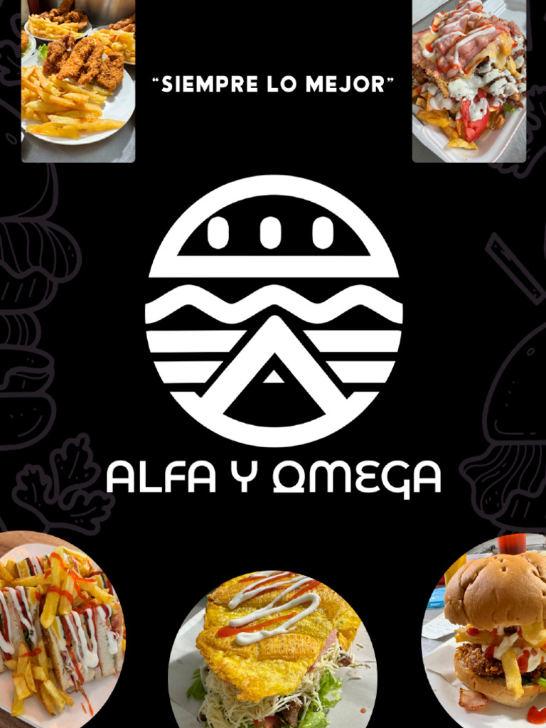 Menú Alfa y Omega-1 | PDF