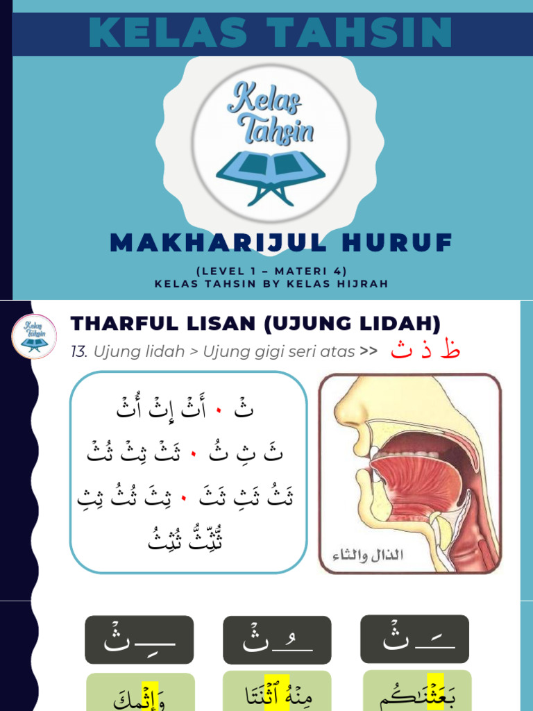 Kelas Tahsin Level 1 - 04 | PDF