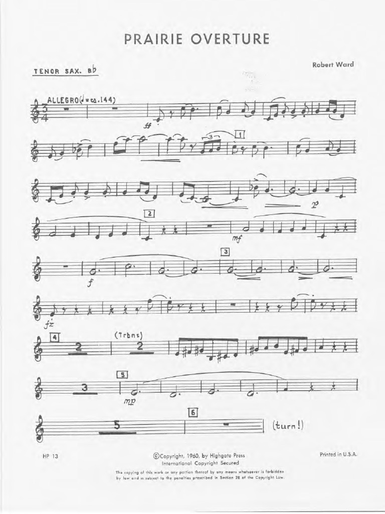Prarie Overture | PDF
