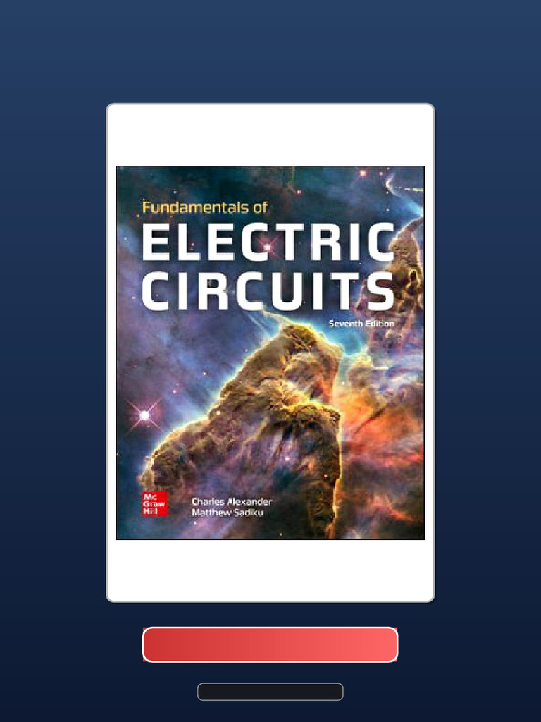 Fundamentals of Electric Circuits 7th Edition Alexander Full Download | PDF | Science