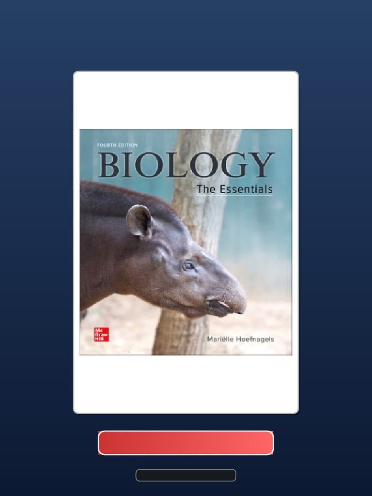 Biology The Essentials 4th Edition Hoefnagels Full Download | PDF ...