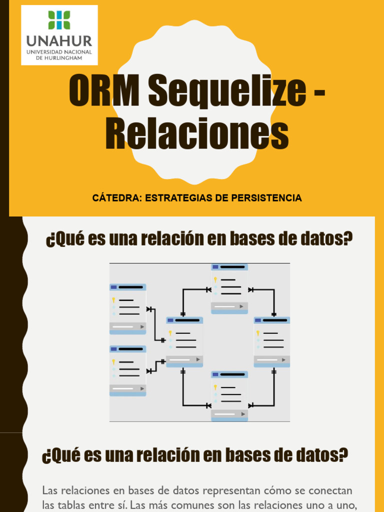 Clase 5 ORM Sequelize - Relaciones | PDF | Informática | Gestión de datos